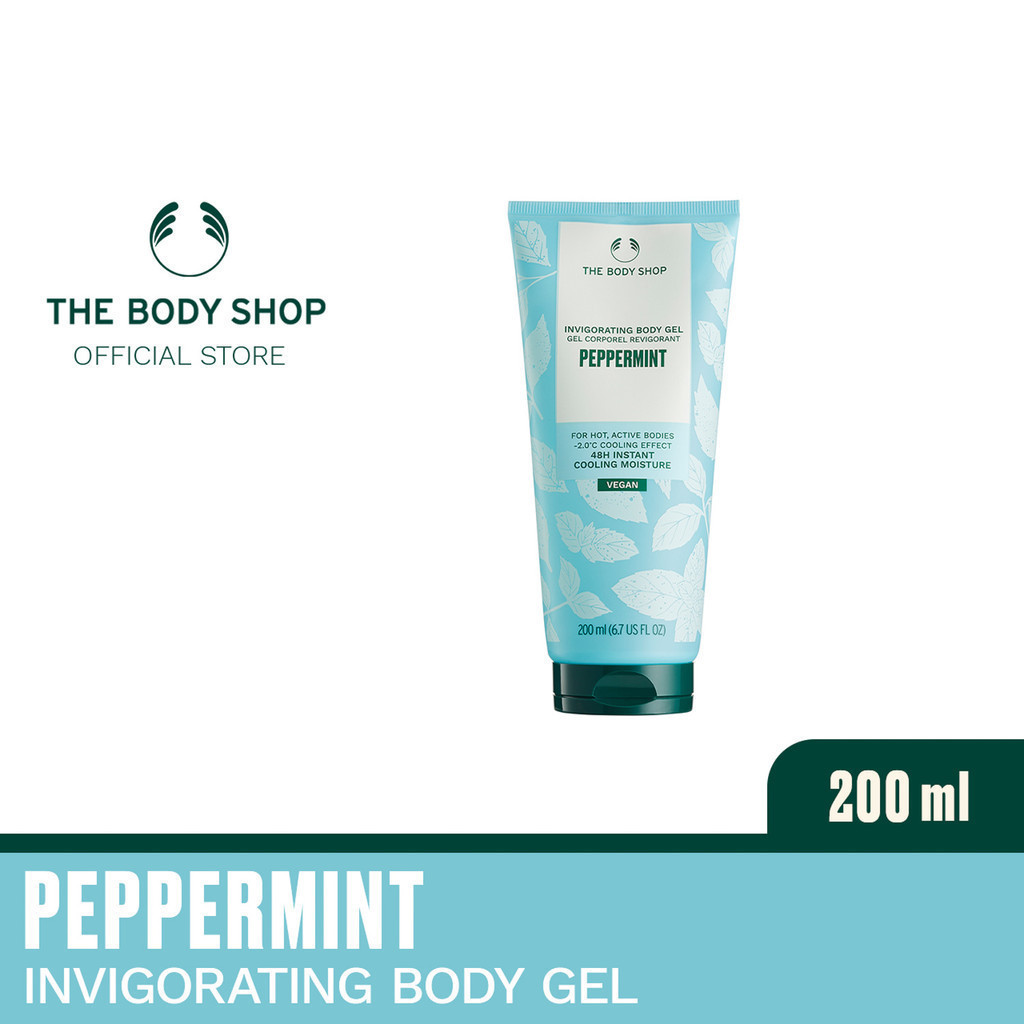 The Body Shop Peppermint Invigorating Body Gel 200ml | Shopee Philippines