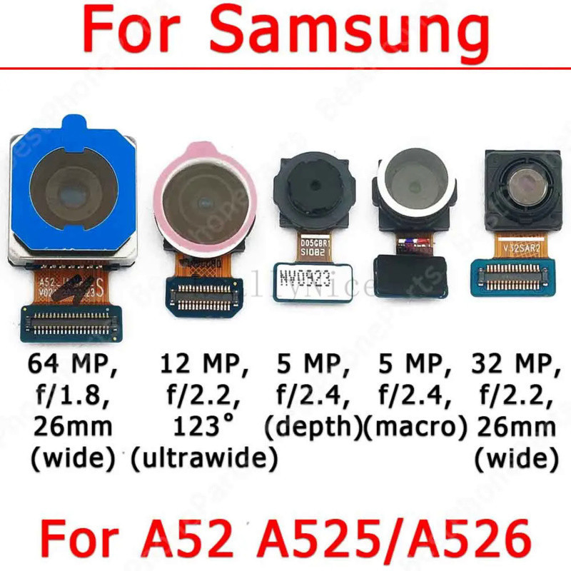 Front Back Camera For Samsung Galaxy A52 A525 A526 Rear Backside Selfie ...