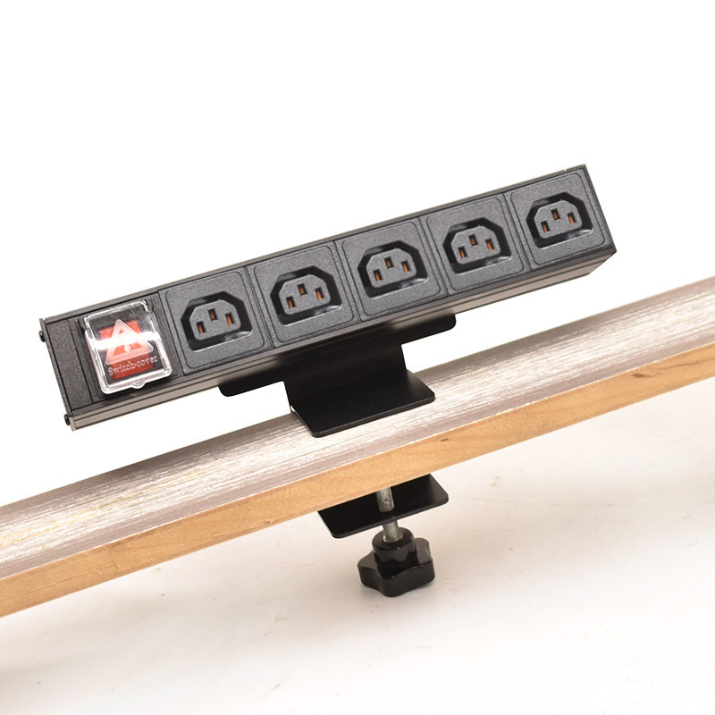 Hidden power strip table clamp socket with switch aluminum alloy shell ...