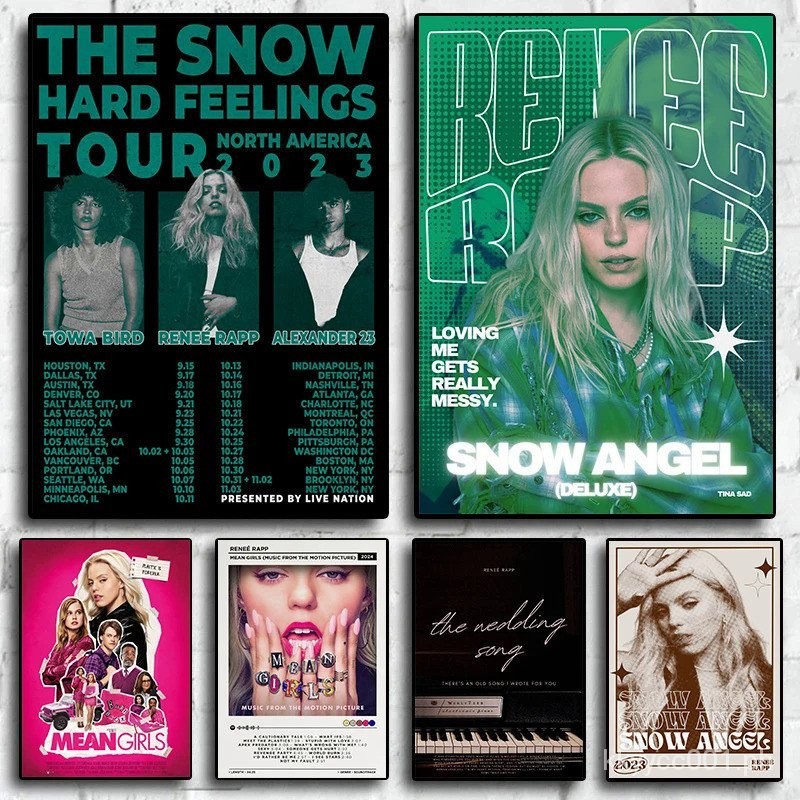 Singer Renee Rapp The Snow Hard Feelings Mean Girls Poster and Prints ...