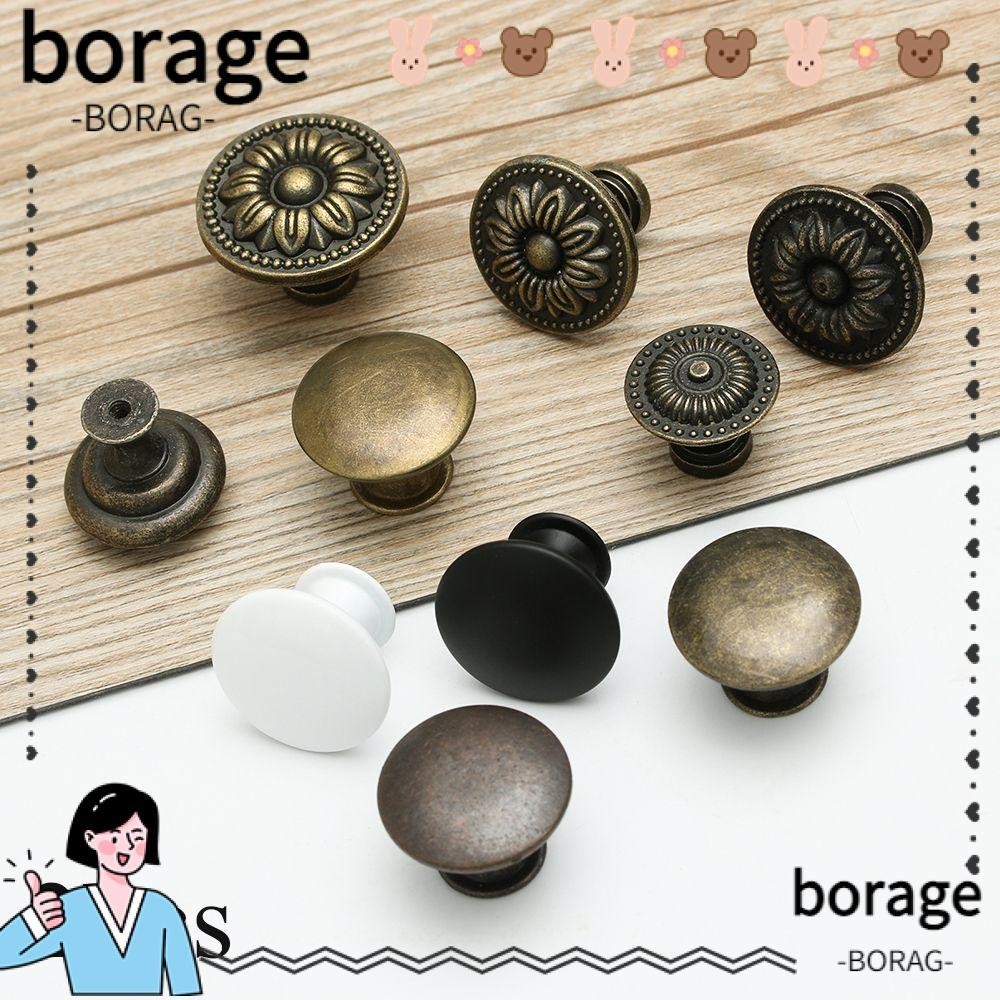 BORAG 2Pcs Cabinet Pulls Hardware Fittings Round Shape Cabinet Dresser ...