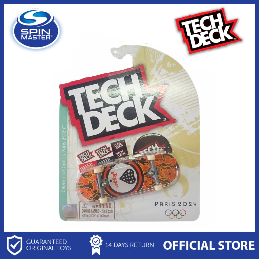 Tech Deck 96mm Basic Board Olympics Games Paris 2024 Mini Fingerboard ...