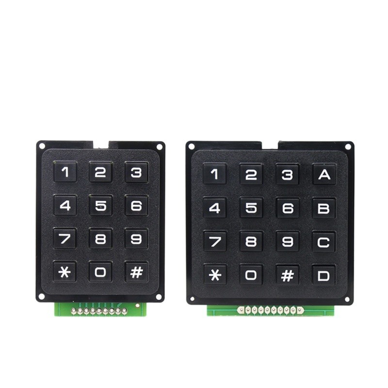 ♚4x3/4x4 SCM matrix keyboard module 12/16 key IO expansion peripheral ...