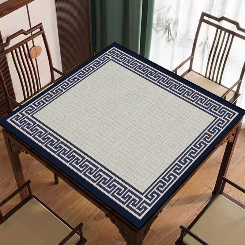 Mahjong Mat Square Mute Chess and Card Room Large Cushion Poker Nine ...