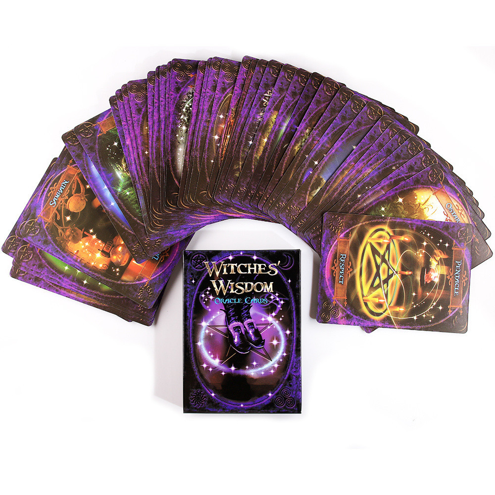Witches' Wisdom Oracle Divination Tarot Deck Board Game Card Beginners ...