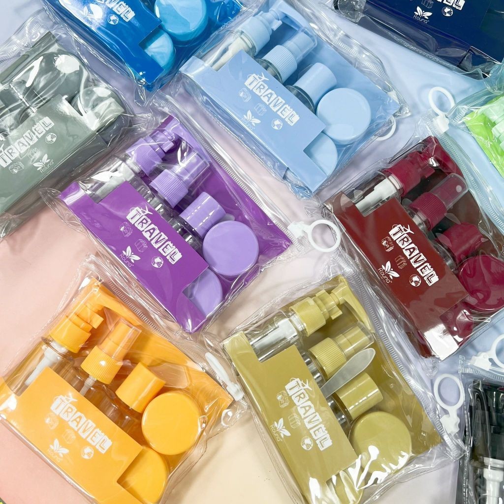MT 6 in 1 Traveler Empty Bottle Set for Travel Organizer / Gift ...