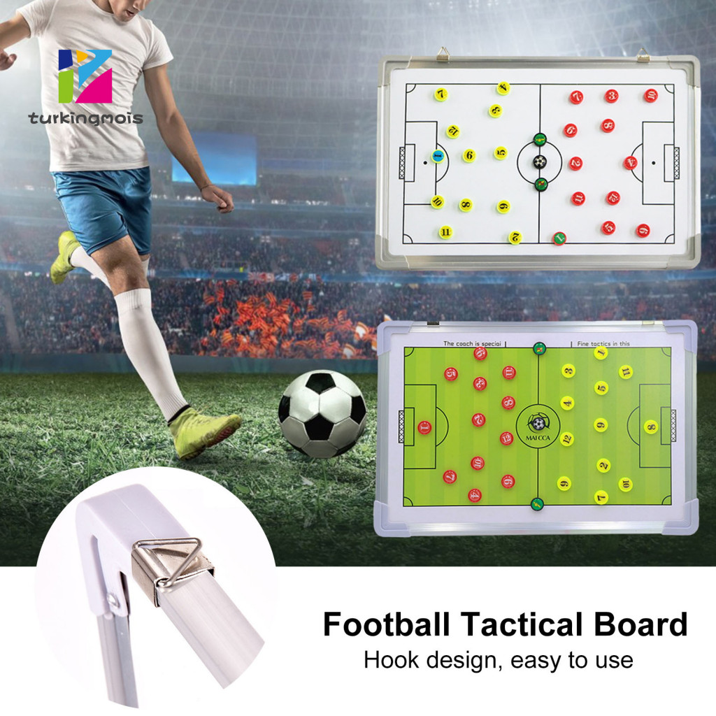 ZTUR_ Magnetic Erasable Tactical Board Football Training Board ...