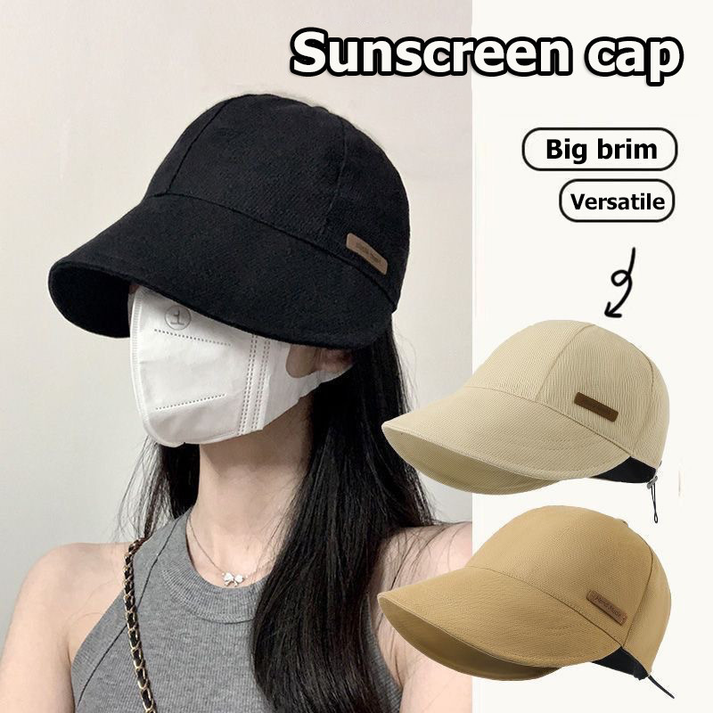 U.V Visor Hat Good Quality Caps Hats Sunscreen Hat For Women | Shopee ...