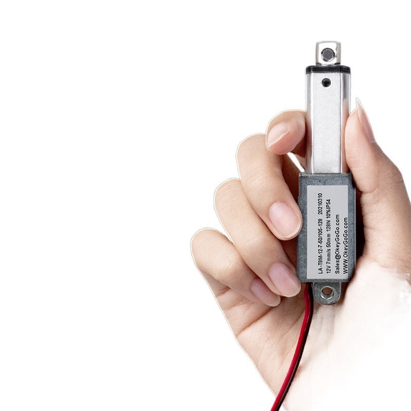 Micro electric push rod telescopic rod lifter metal small mini 12v DC ...