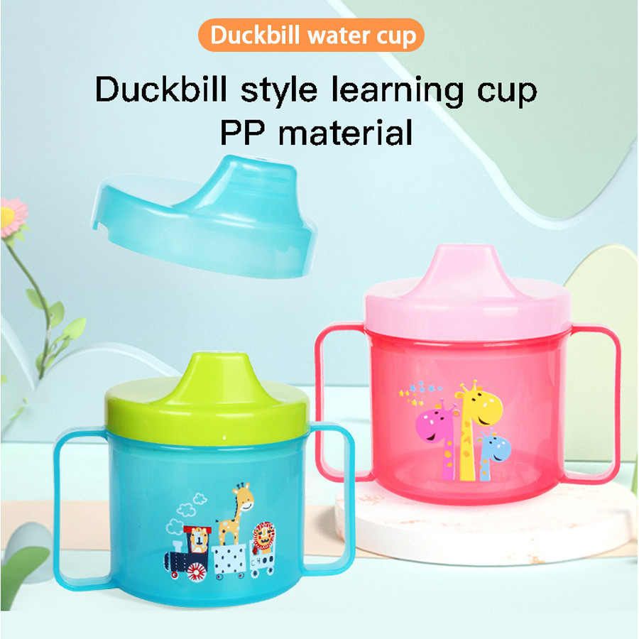 220ml,Duckbill Leak-Proof Baby Water Cup with Lid and Handle Children ...