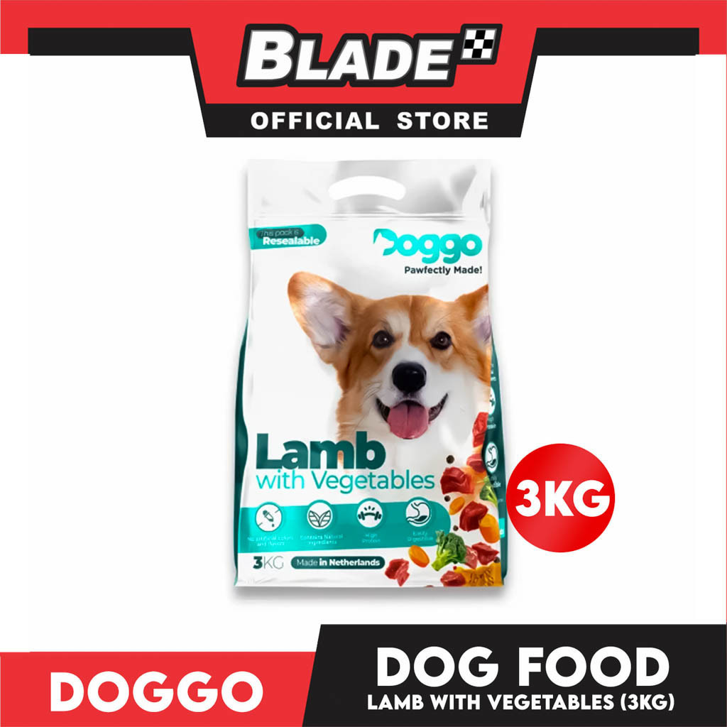 Doggo Lamb with Vegetables Dry Dog Food (3kg) | Shopee Philippines