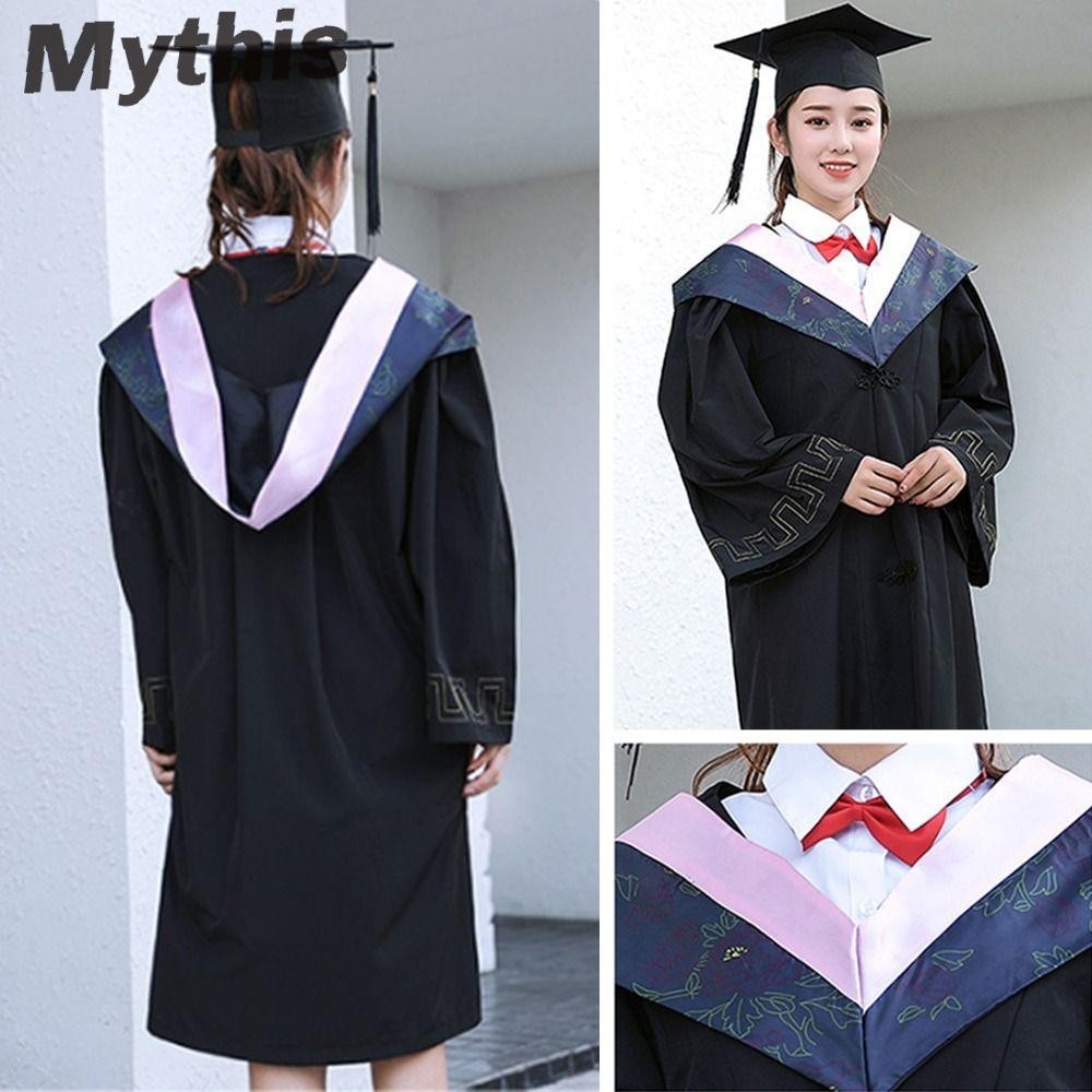 MYTHIS Graduation Gown Set High School Degree Ceremony University Happy ...