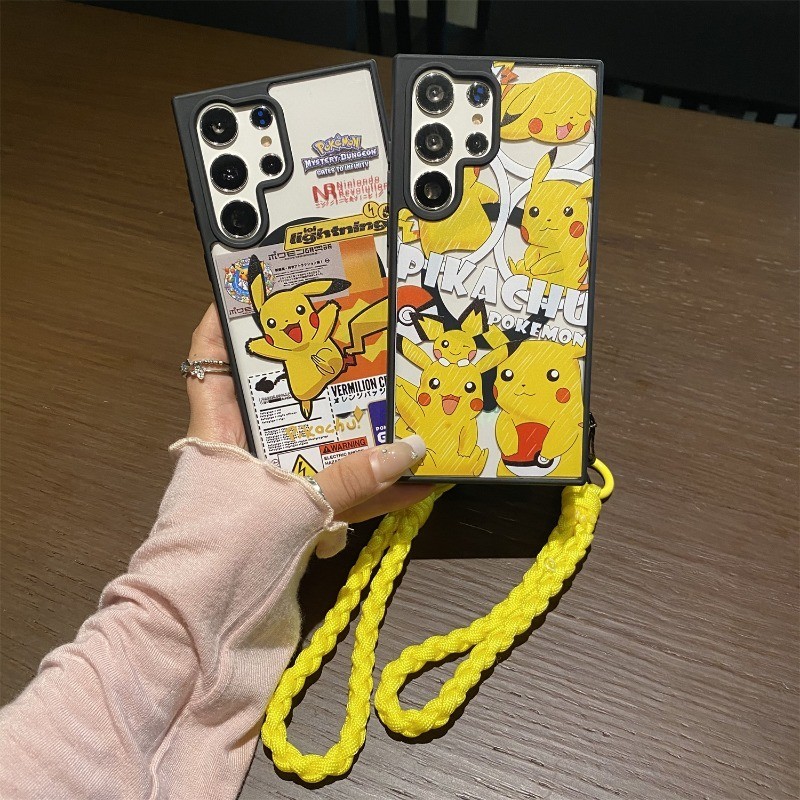 For Samsung S24 Ultra Cartoon Pikachu Phone Case For Samsung S23 Plus ...