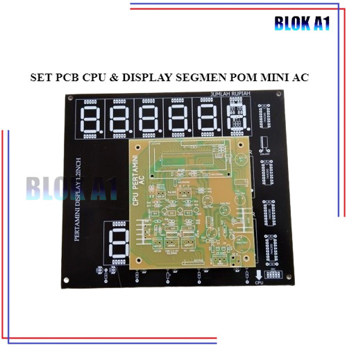 Pom Mini AC CPU Module Board PCB Set + 7 Segment Display PCB | Shopee ...