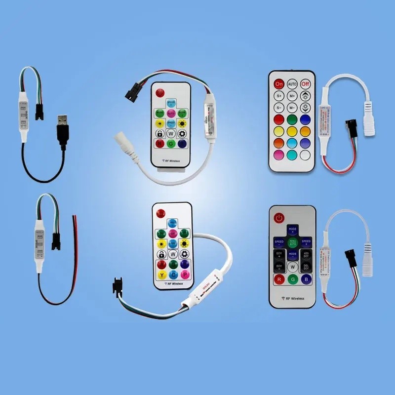 DC5v-24V Mini pixel IC strip light Controller SP104E/SP002E/SP103E ...