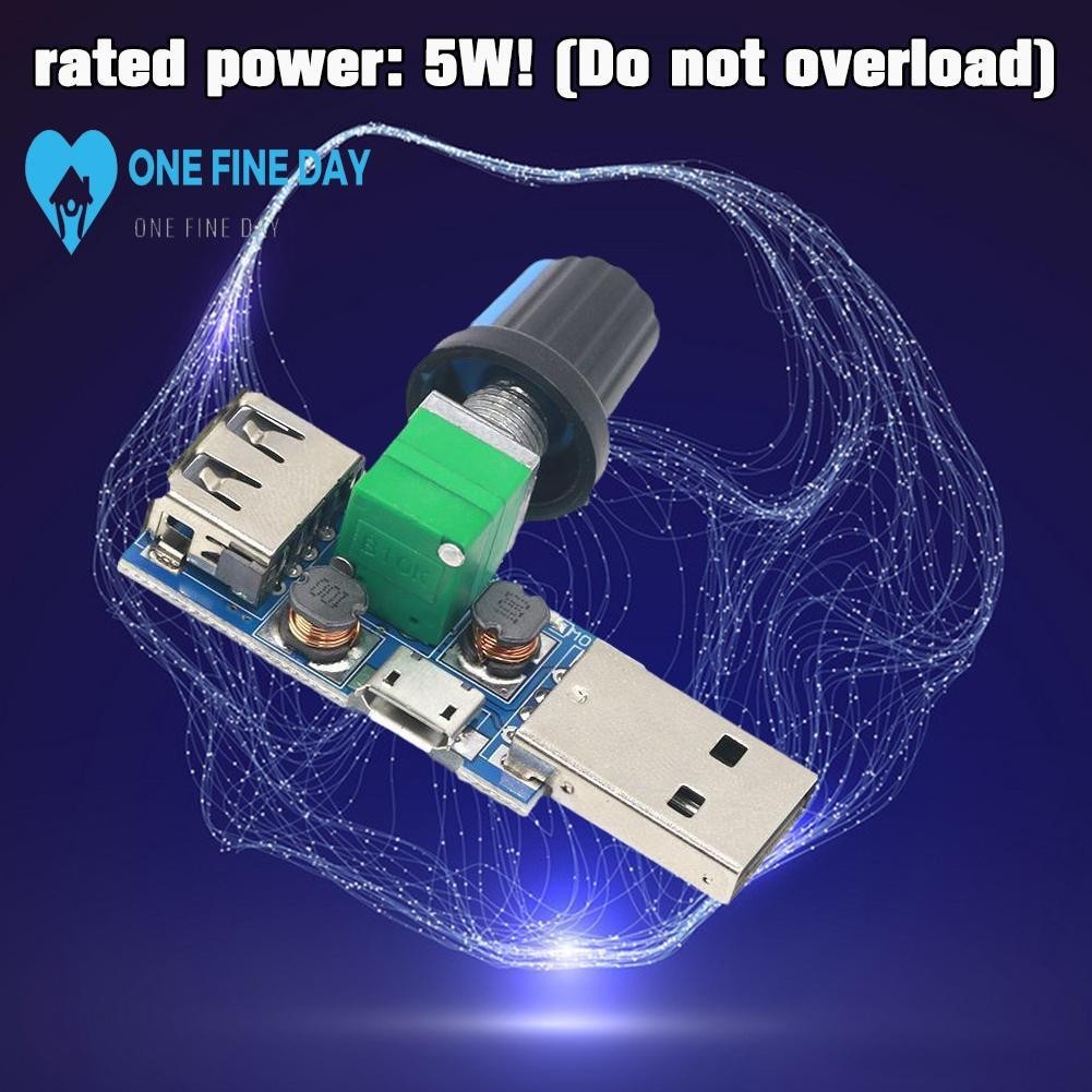 Usb Fan Speed Control Regulator For Adjustable Wind Speed Cooling Air ...