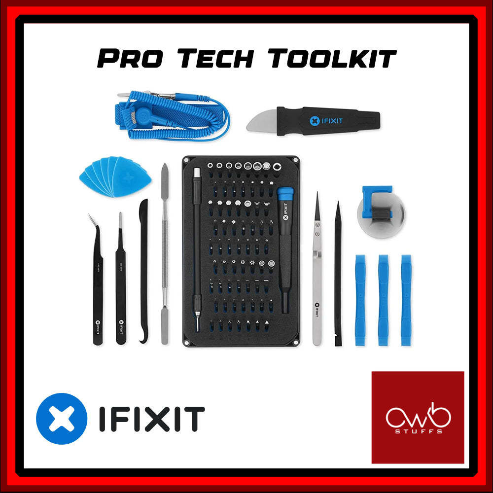 iFixit Pro Tech Toolkit - Protech - Mako Toolkit + Tweezers, Opening Tools and MORE | Shopee ...