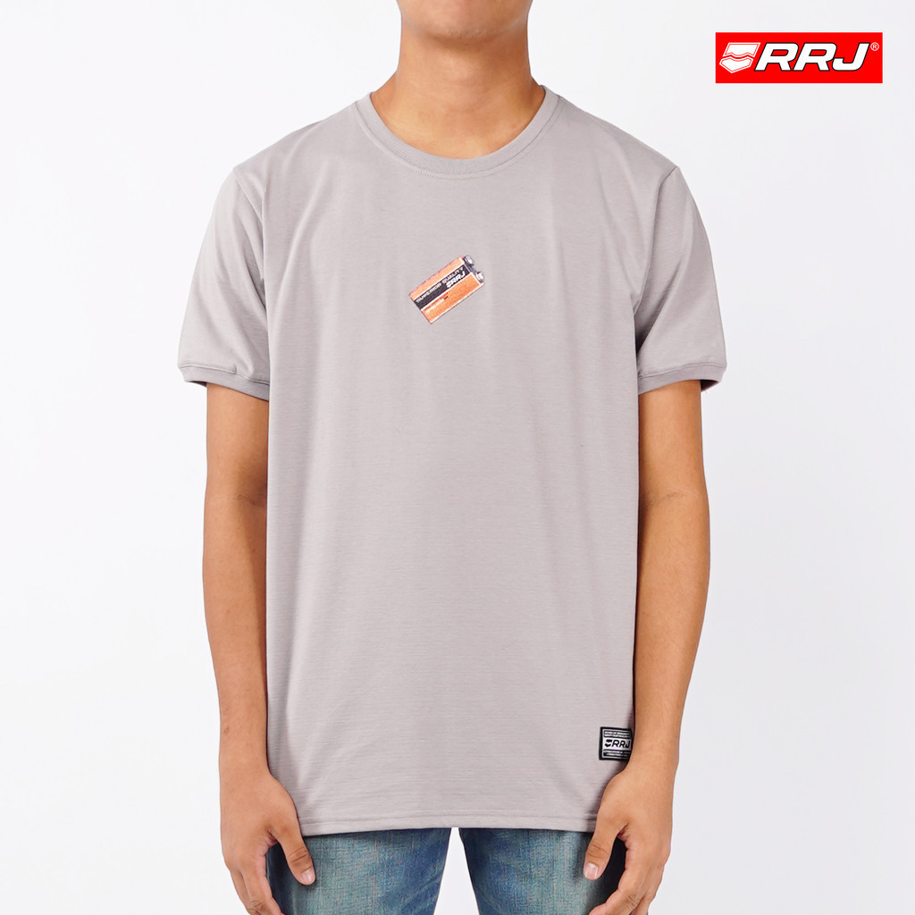 RRJ Basic Tees for Men Semi Body Fitting Missed Lycra Fabric T-shirt ...