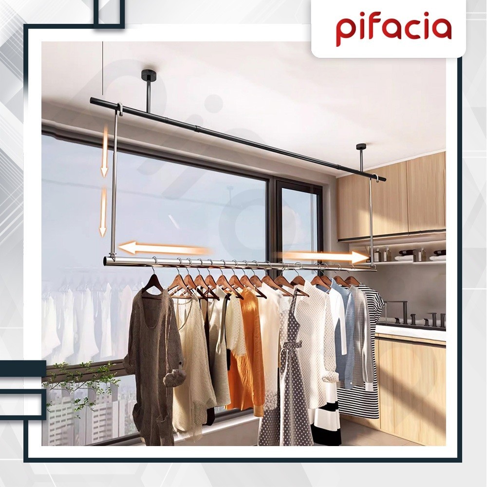 Clothesline Hanging Balcony Canopy Ceiling Roof Instant Portable ...