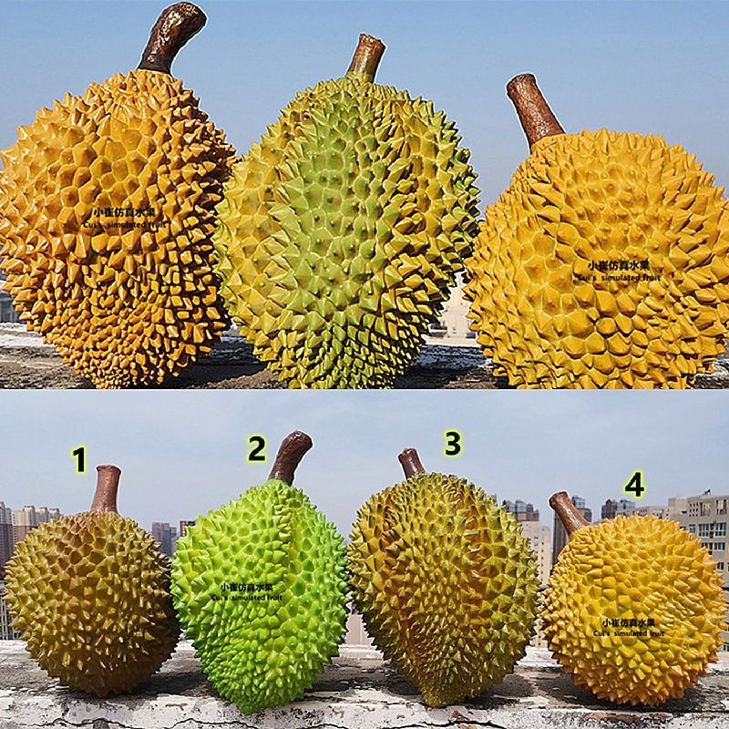 Shooting Accessories Shooting props Simulation Plastic Durian Meat Model Fake Fruit Decorations ...