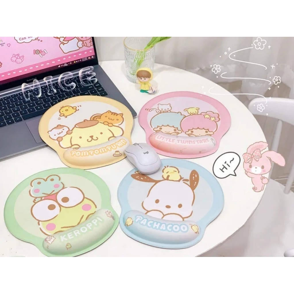Pochacco Wrist Guard Mouse Pad Silicone Cute Personality Simple Girls ...
