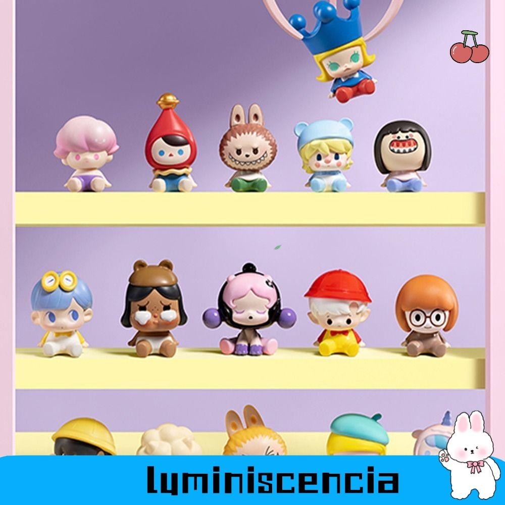 LUMINISCENCIA Anime Cartoon Figure Model, MOLLY Labubu CRYBABY Soap ...