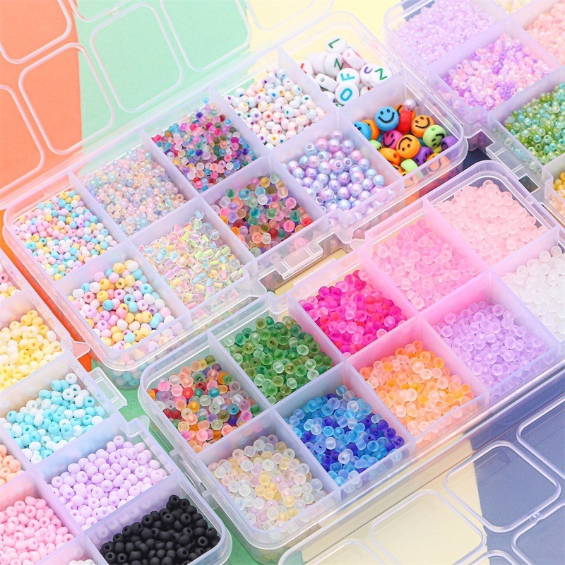 Rice beads letter beads material package set DIY beaded bracelet ...