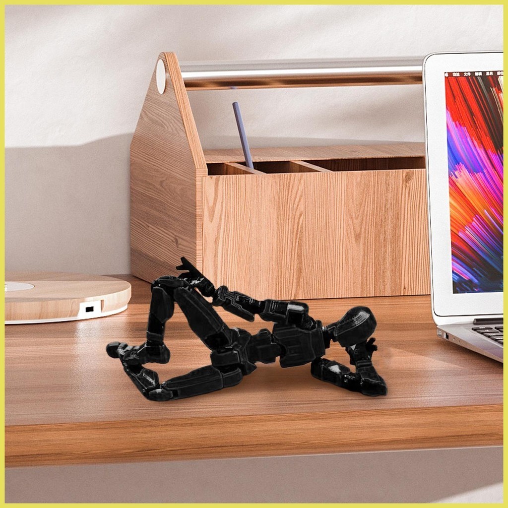 Flexbile Multi-Jointed Movable Robot Action Figure 3D Printed with Full ...