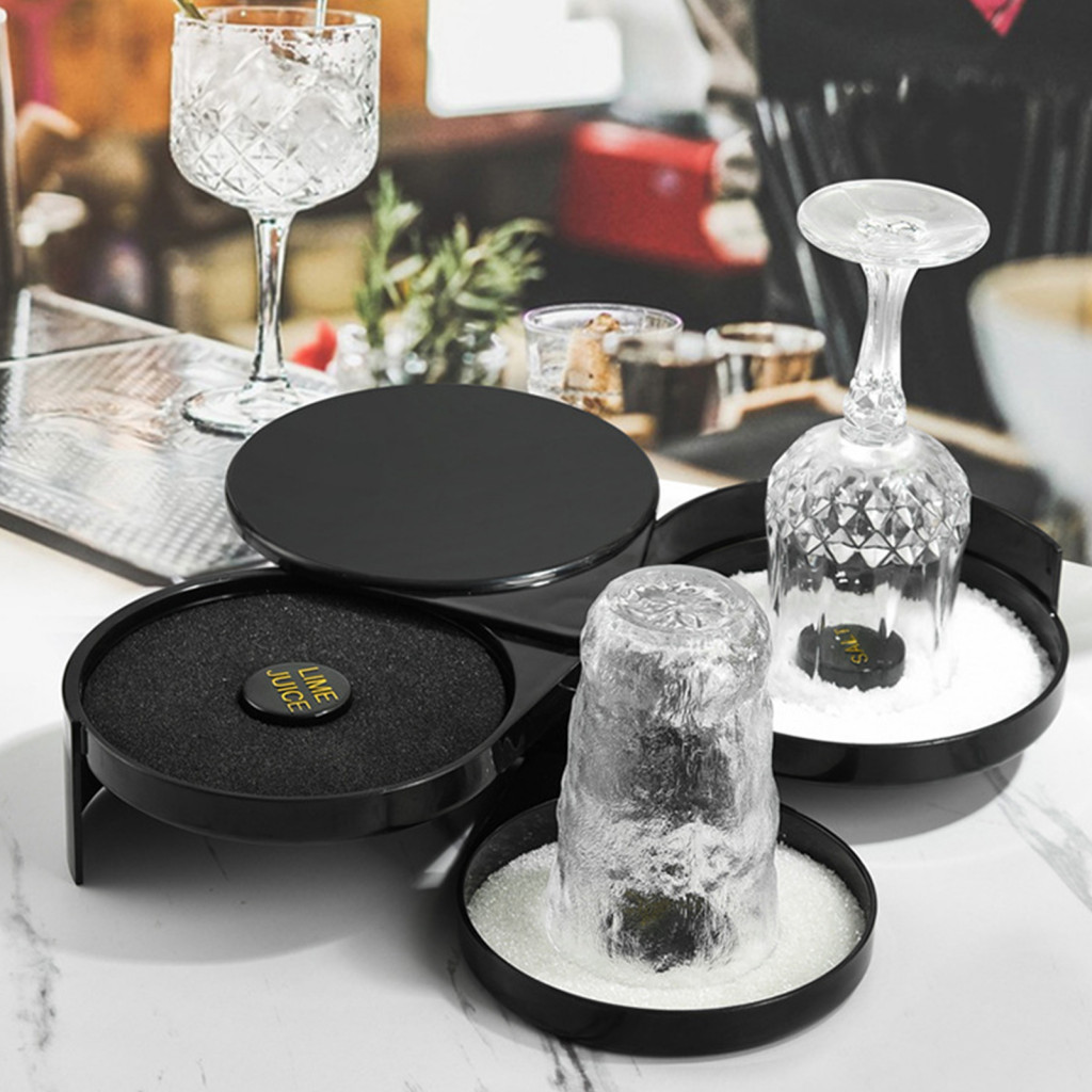 Margarita Salt Rimmer with 3-ply Tumbler Rim Tiered Trays for Drink ...