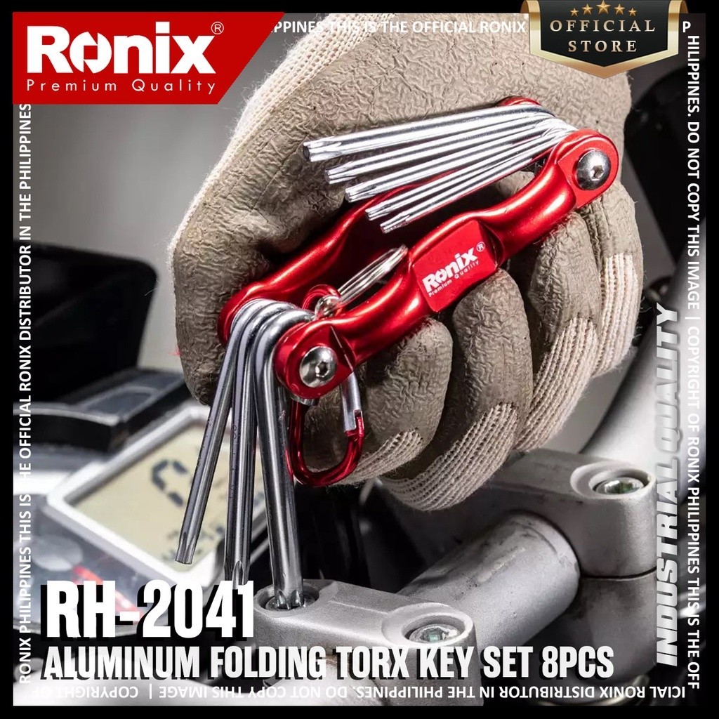Ronix RH-2041 Aluminum Folding Torx Key Set 8Pcs Small torx set ...