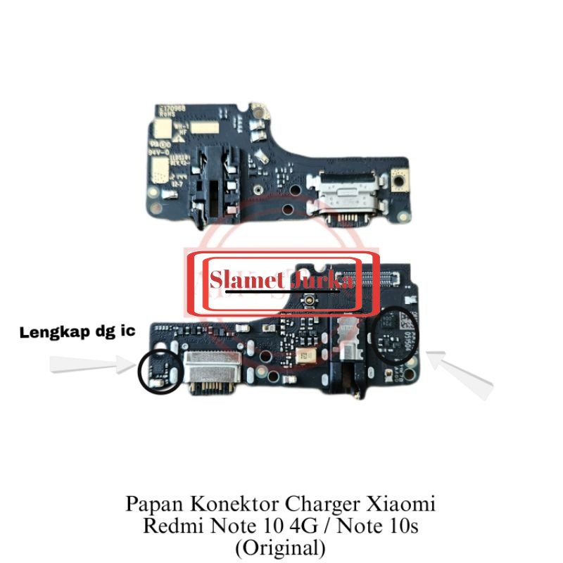 Pcb Connector Charger/Board Con Cas Xiaomi Redmi Note 10 4G - Note 10s ...