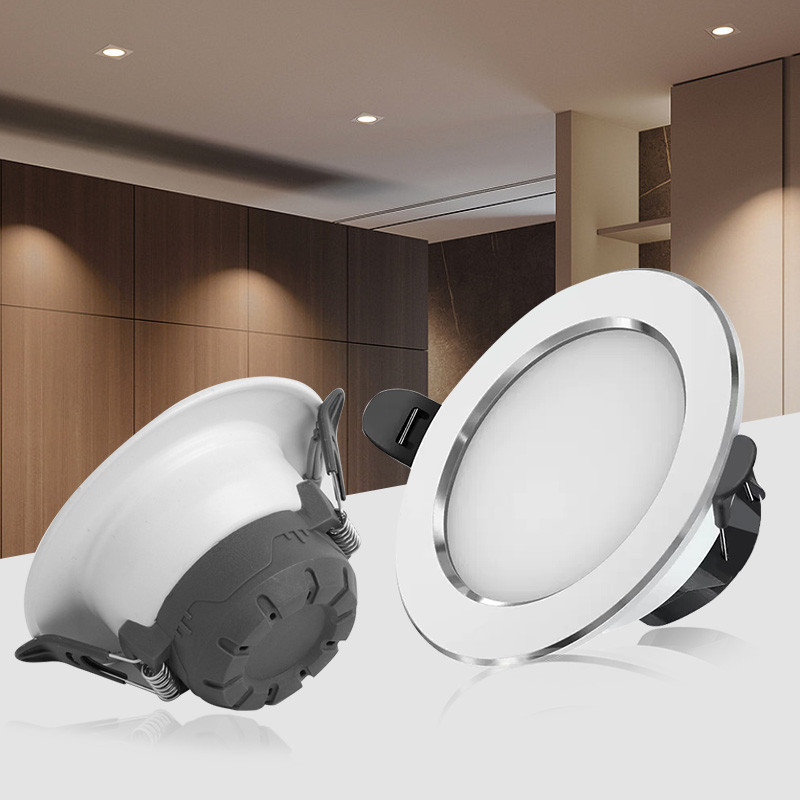 COD Light Led Spotlight Tricolor Recessed Downlight Pin Light Ceiling ...