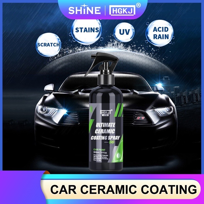 RR+`Ceramic Coating For Cars Paint Mirror Shine Crystal Wax Spray Nano ...