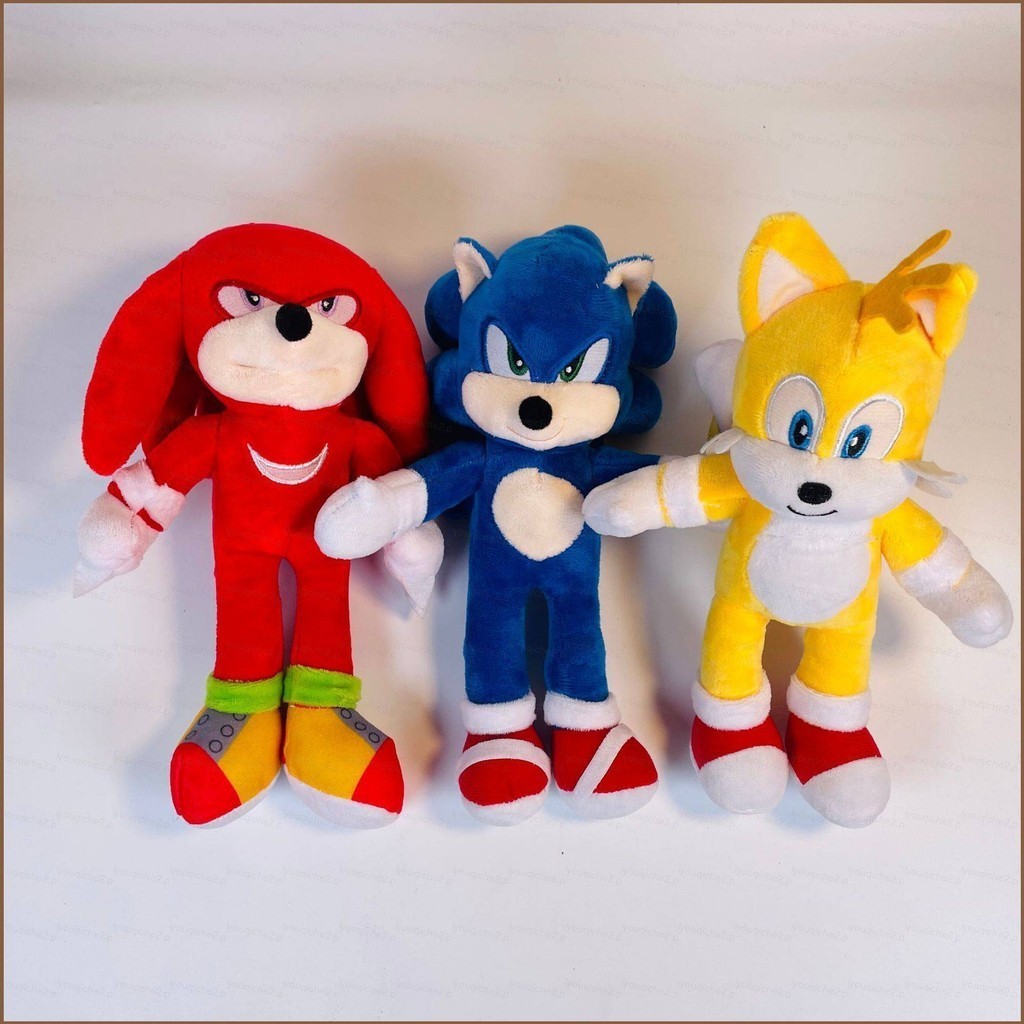 sy Sonic The Hedgehog Plush Toys Knuckles Tails Miles Prower Stuffed ...