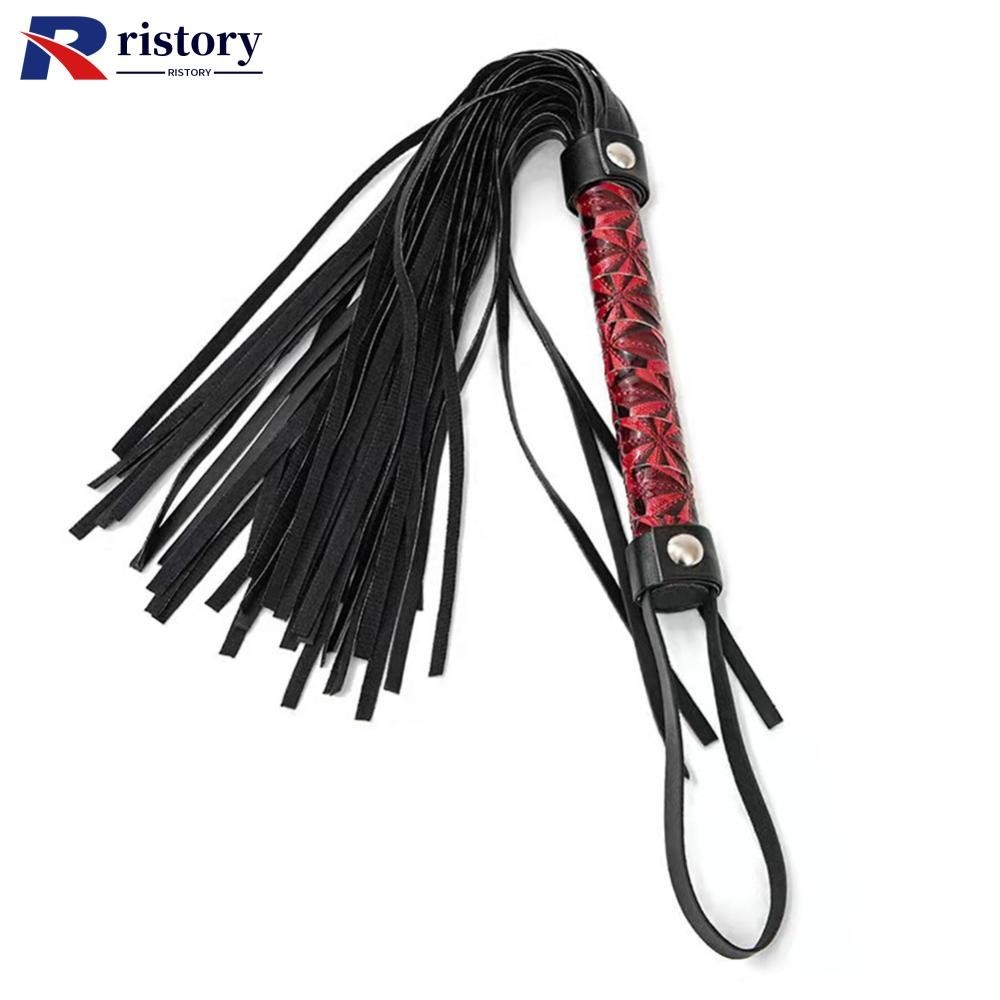 RISTORY 1Pc Horse Whip Non-Slip Leather Horse Whip Equestrian Cycling ...