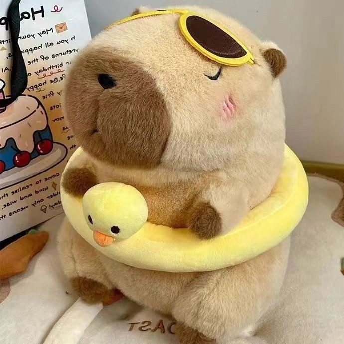 [Within One week 2500+people Fighting Order] summer Beach Capibara Doll ...