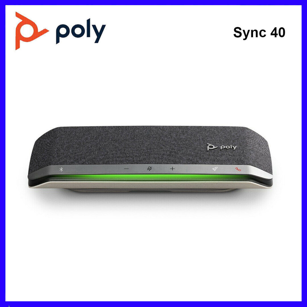 Original Poly Sync 40 Smart Conference Speakerphone for Flexible/Huddle ...