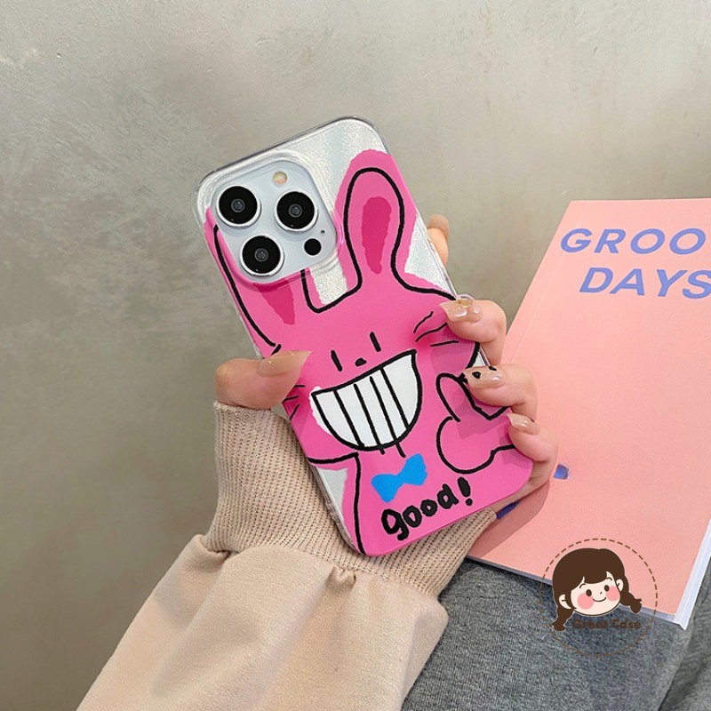 Funny Pink Rabbit Feather Yarn Phone Case For Xiaomi Poco C75 C65 C61 ...