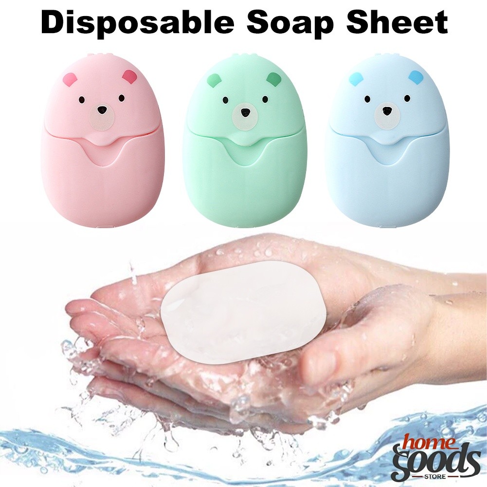 Disposable Soap Sheet Mini Portable Travel Foaming Hand Washing Bath ...