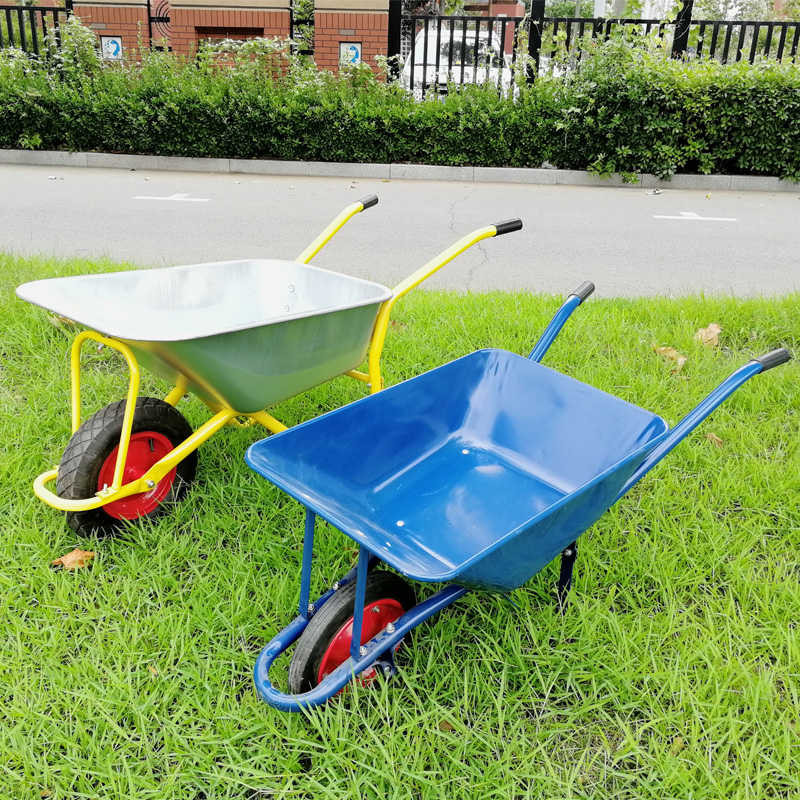 One-Wheel Handcart Agricultural Single-Wheel Bucket Cart Small Cart ...
