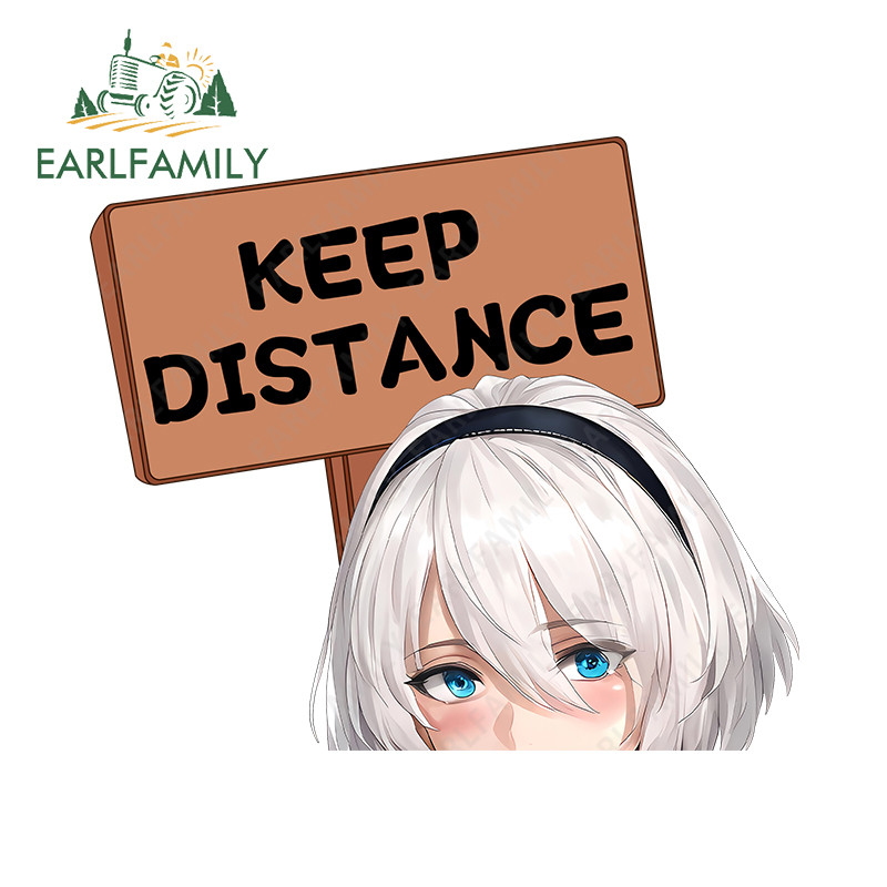 EARLFAMILY Nier 2b Car Stickers Occlusion Scratch Caravan Windows ...