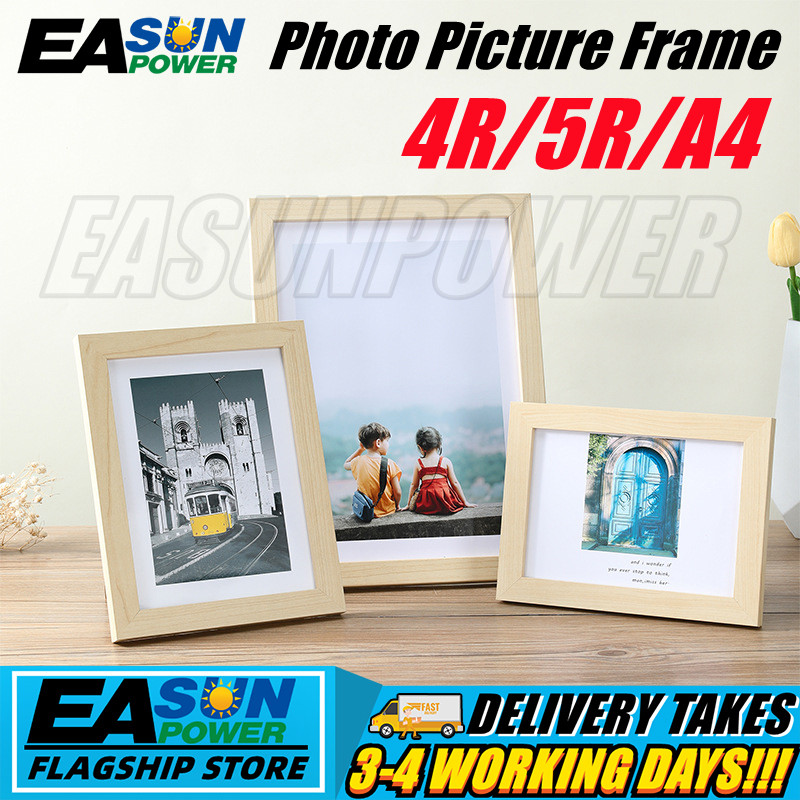 Wooden Photo Frame For Desktop Display Home Wall Decoration Picture ...