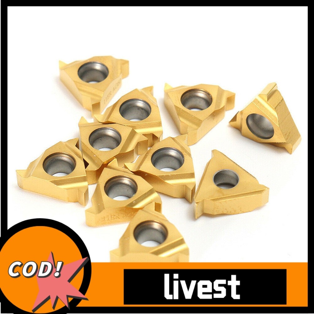 Livest/10CS 11ER A60 BP010 carbide inserts for thread turning tool ...