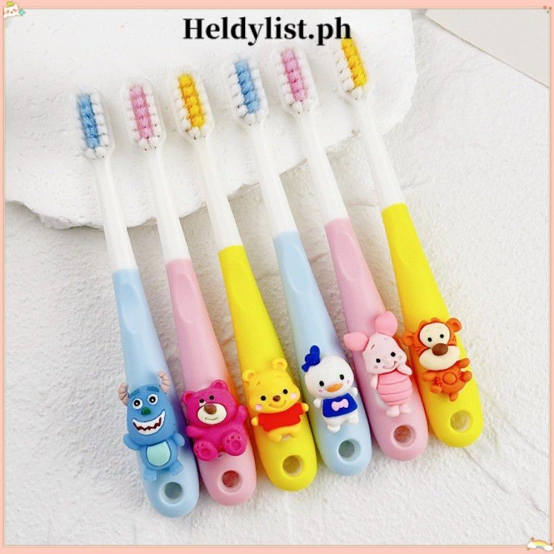 Baby Toothbrush 3-12 Years Old Cute Cartoon Strawberry Bear Winnie ...