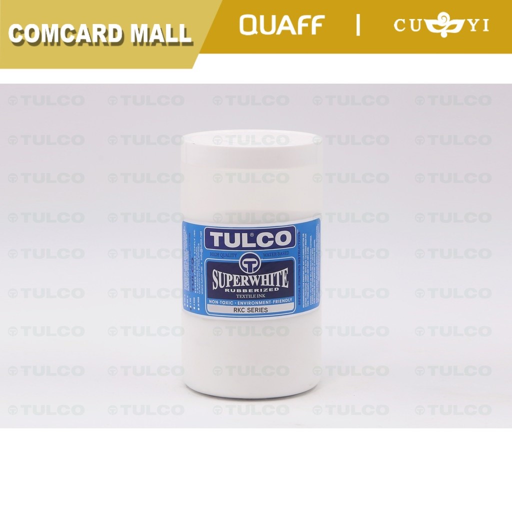 [1 KILO] Tulco Super White RKC Textile Water Base Superwhite Paint ...