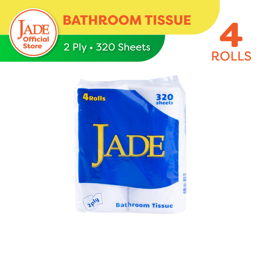 Jade Bathroom Tissue 4-rolls 320-sheets | Shopee Philippines