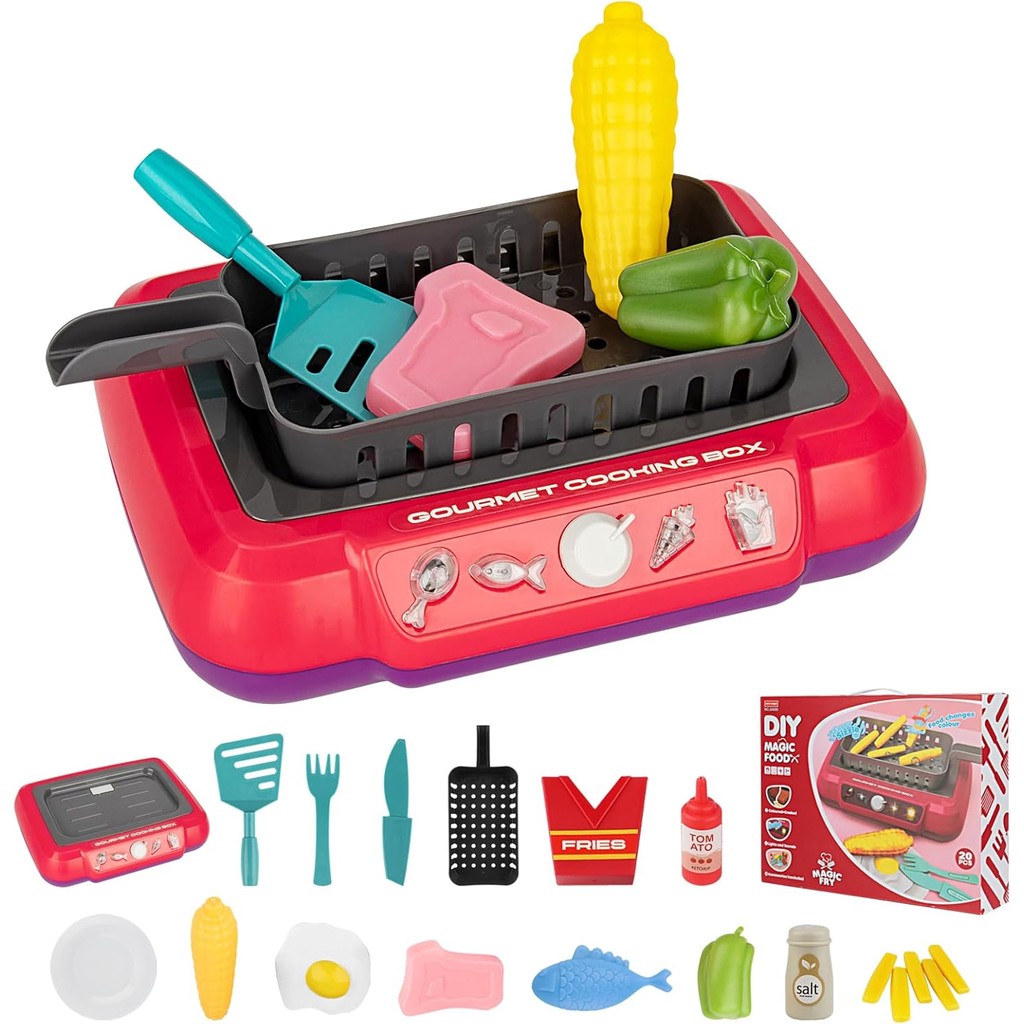 【actuals】 20PC titok same modelGourmet Cooking Box Toy, DIY Magic Food ...