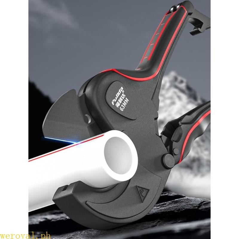 weroyal PVC Cutter Ratcheting Cutter Heavy Duty Pex Cutting Tool for ...