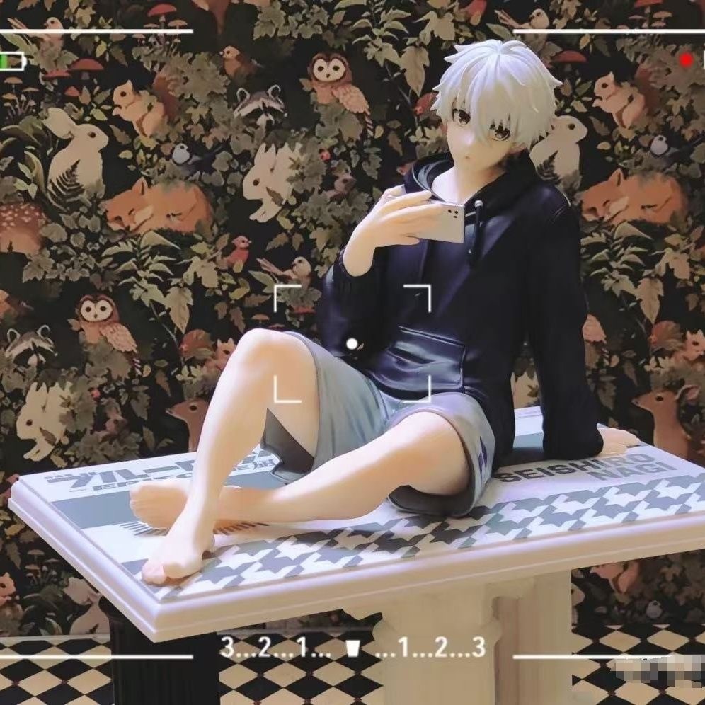 9cm Q Version Sitting Blue Lock Anime Figure sagi Yoichi Chigiri Hyoma ...