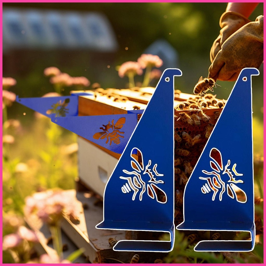 Beehive Stand 2X Black Bee Hive Stand Black Metal Rust-Proof Tool ...